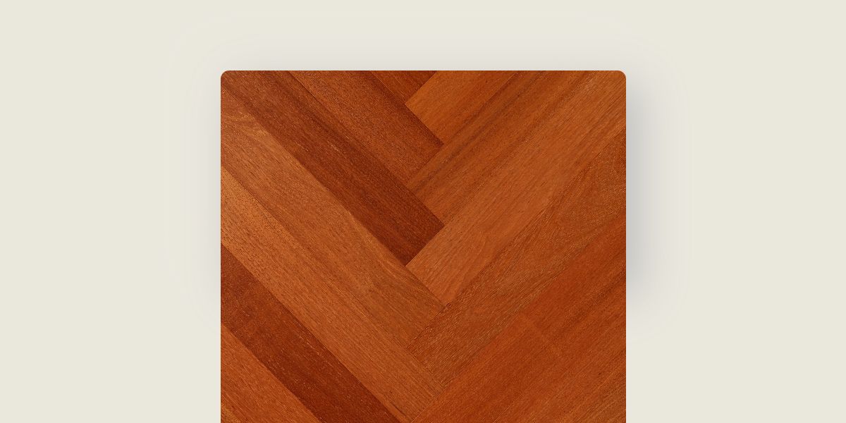 Doussie Herringbone - Albero Parquet