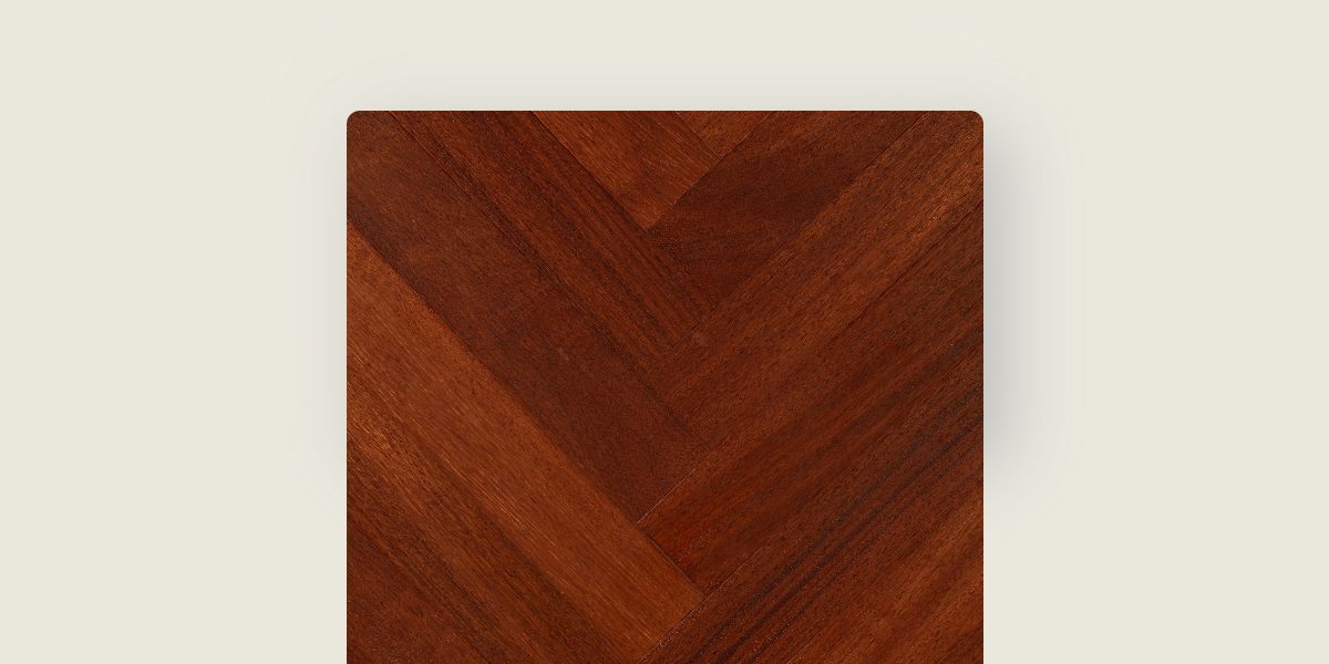 Iroko Colors Herringbone - Albero Parquet