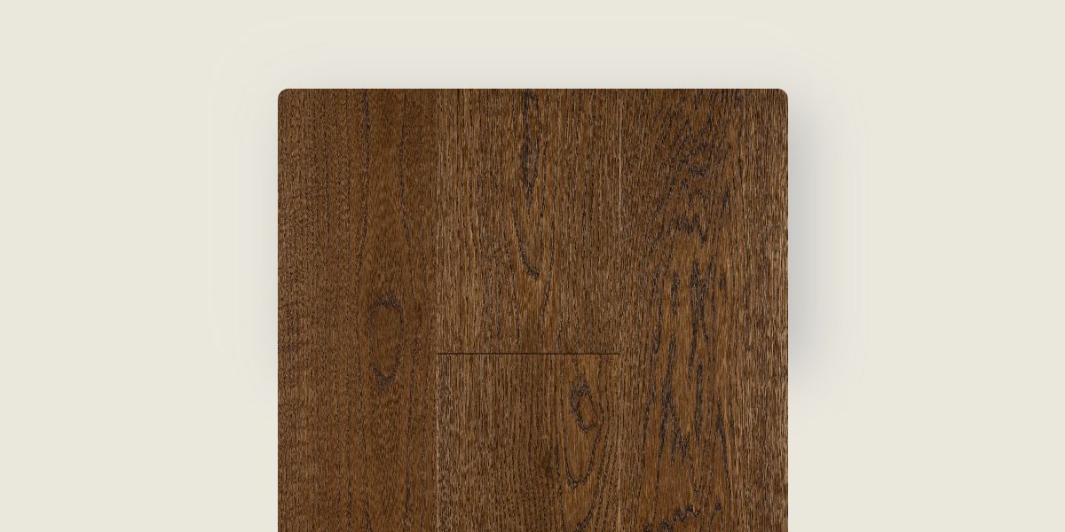 Oak Dark Brown Knotty Plank - Albero Parquet