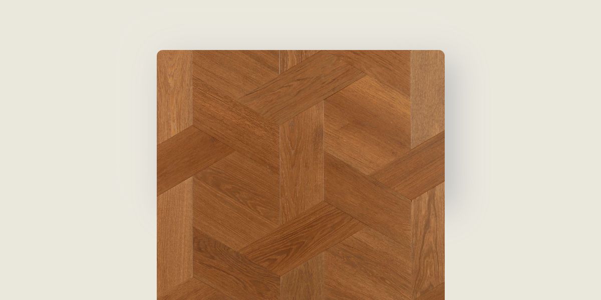 Oak Scuro Hexagon Design - Albero Parquet